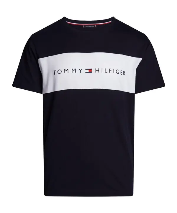 Tommy Hilfiger Cotton Panel T-shirt - Black