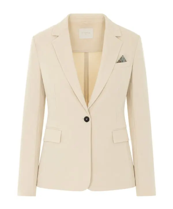 CIRCOLO 1901 Single-breasted Blazer - White