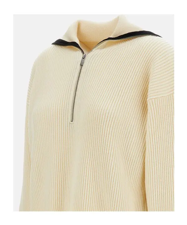 Barena Venezia Zip Detailed Ribbed Jumper
