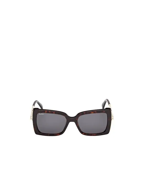Max Mara Roquebrune Square Frame Sunglasses - Gray
