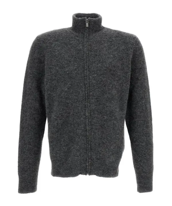 Barena Venezia Zip-up High Neck Cardigan - Black