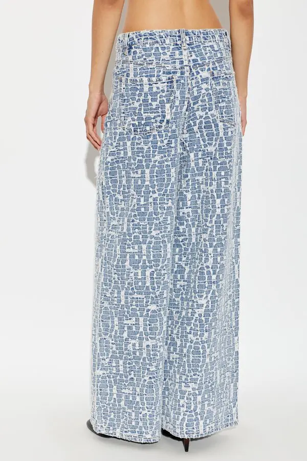 SELF-PORTRAIT Belt-loop Jeans