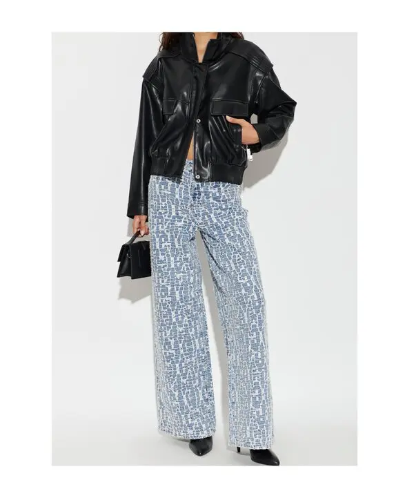 SELF-PORTRAIT Belt-loop Jeans