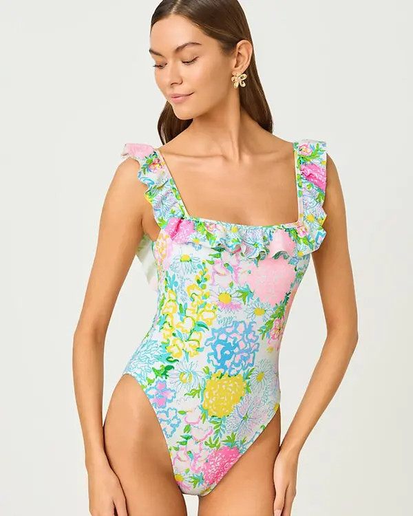 Lilly Pulitzer® Aemma Ruffle One-piece Swimsuit