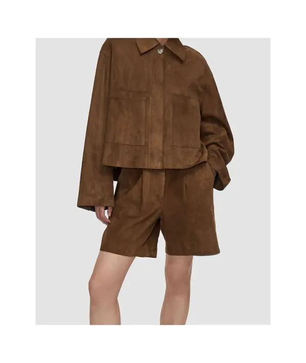 JOSEPH Suede Boxy Jacket