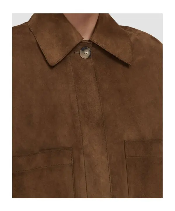 JOSEPH Suede Boxy Jacket