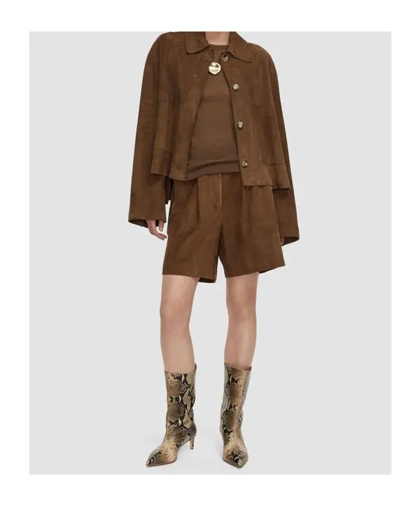 JOSEPH Suede Boxy Jacket