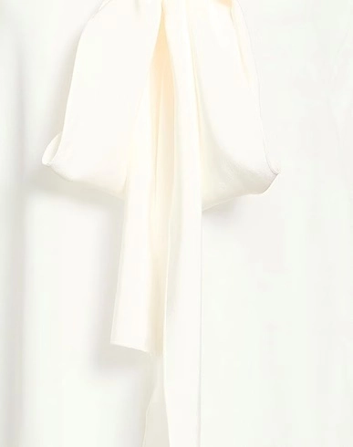 Sportmax Bow Detail Long Sleeve Crepe Blouse