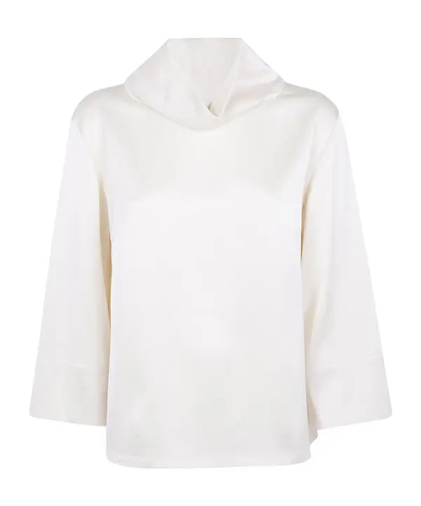 BY MALENE BIRGER Vica' Turtle Neck Sweater - White