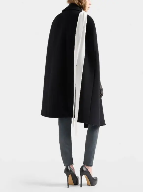 7 For All Mankind Double-breasted Wool Shawl
