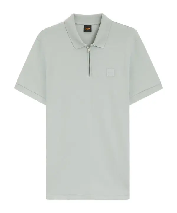 Hugo Boss Shortsleeve Zipup Polo