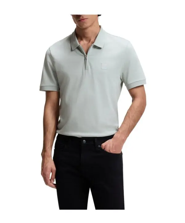 Hugo Boss Shortsleeve Zipup Polo