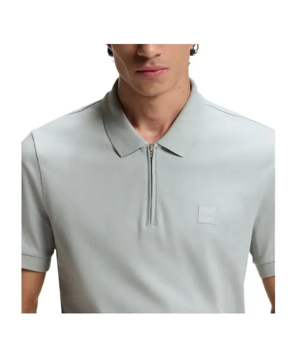 Hugo Boss Shortsleeve Zipup Polo