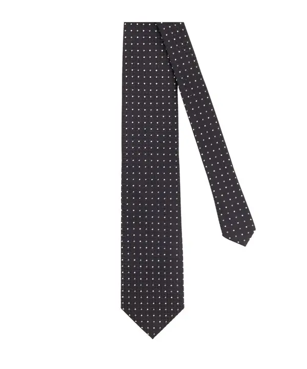 TOM FORD Mini-polka Dot Jacquard Tie