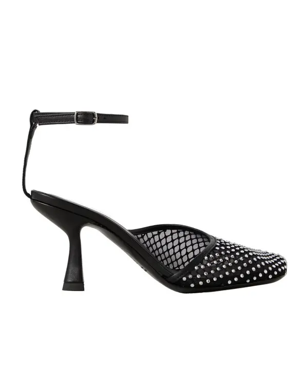 Christopher Esber Minette Veil 80mm Mesh Pumps - Black