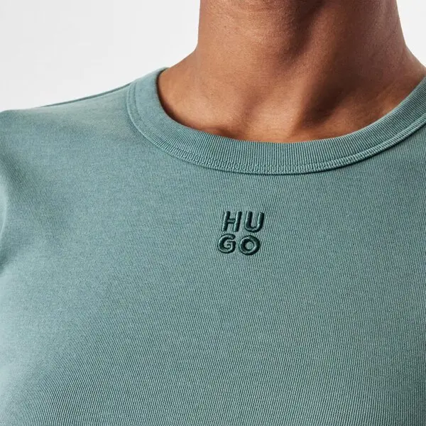 Hugo Boss Cotton Cropped Tshirt
