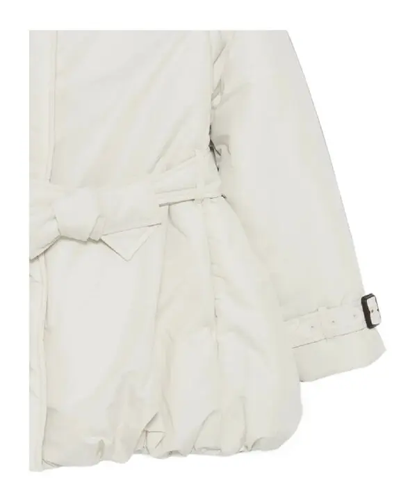 Burberry Belted Bubble-hem Coat