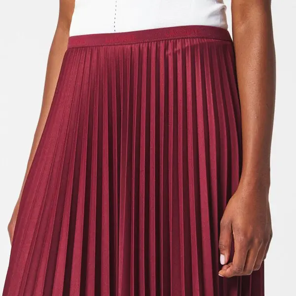 Lacoste Long Pleated Skirt