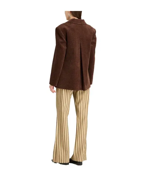 GANNI Minimalist Corduroy Blazer