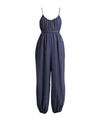 Tory Burch Spaghetti-strap Jumpsuit - Blue