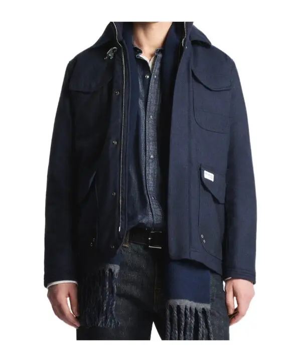 FAY Field Jacket In Wool Twill
