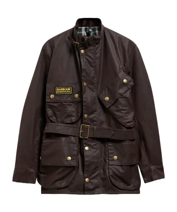 Barbour International Original Waxed Jacket - Black Oak