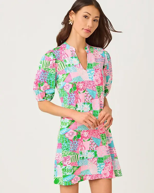 Lilly Pulitzer® Carey Dress - Multi Crazy Quilt