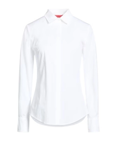 MAXCO. Max&co. Stretch Poplin Shirt With Concealed Button Fastening