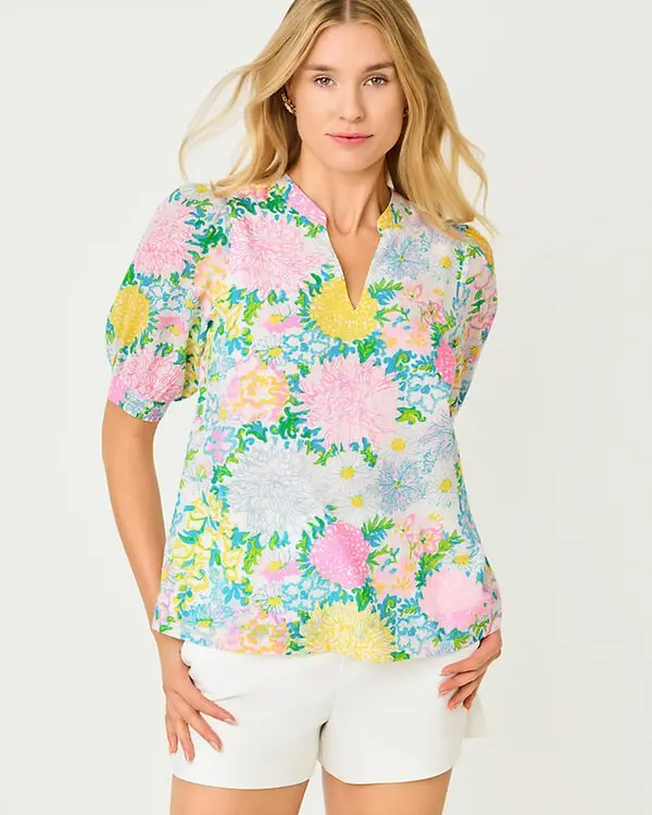 Lilly Pulitzer® Brinelle Top - Multi Lilly Garden