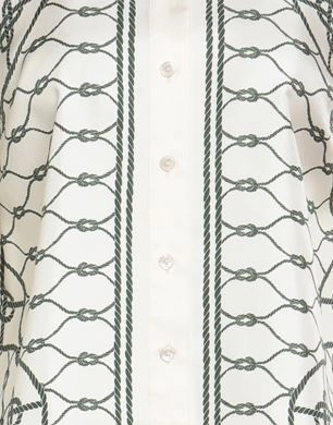 Tory Burch Base Collared Long-sleeve Shirt