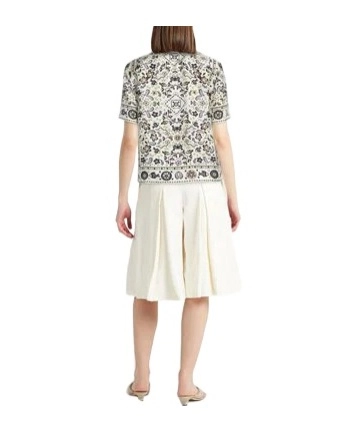 Tory Burch Collared Short-sleeve Shirt