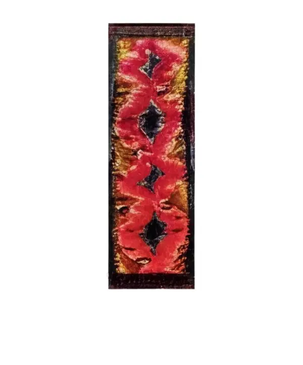 PIERRE-LOUIS MASCIA Kanadas Geometric Patchwork-print Fringed Scarf - Red