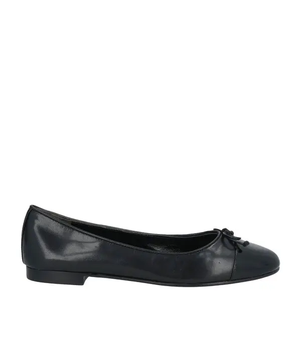 Tory Burch Ballet Flat Shoes With Bowknots - Black