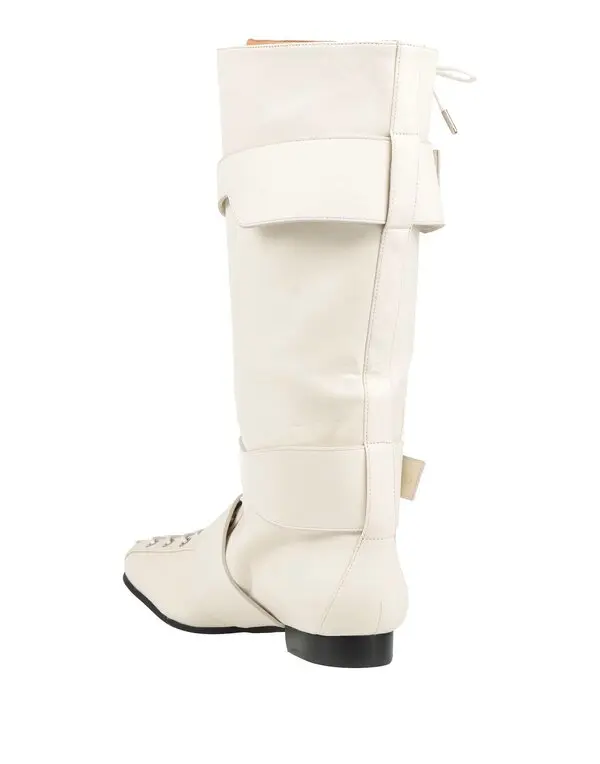GANNI Fashion Lace-up Square-toe Boots