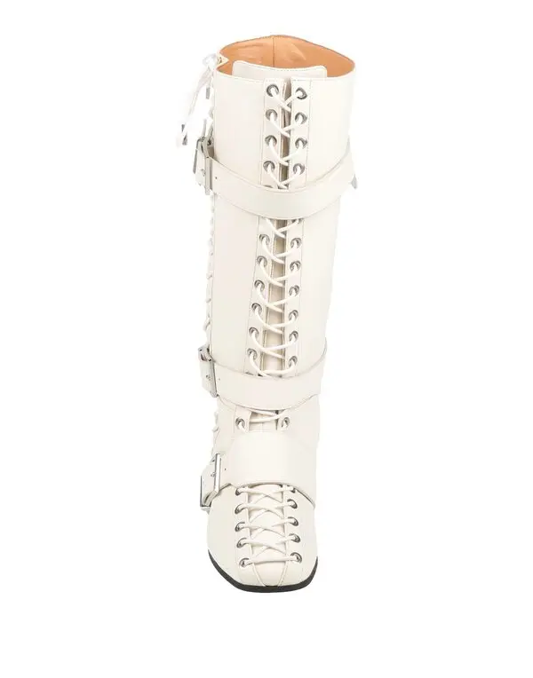 GANNI Fashion Lace-up Square-toe Boots