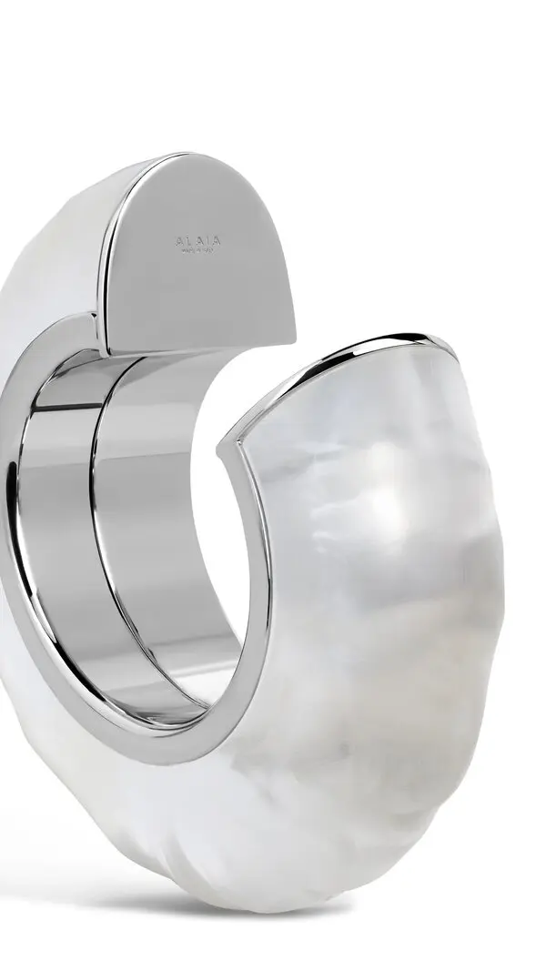 Alaïa Round Organic Shaped Bangle