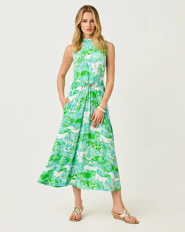Lilly Pulitzer® Colman Midi Dress - Blue