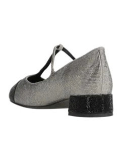 Tory Burch Round-toe Block-heel Shoes - Gray