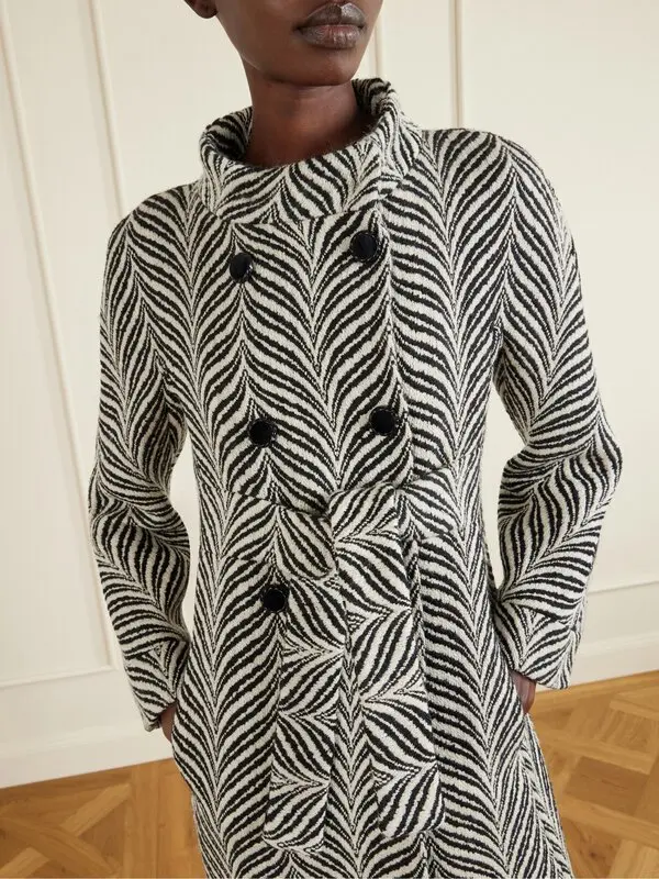 Valentino Garavani Long-sleeved Double-breasted Coat