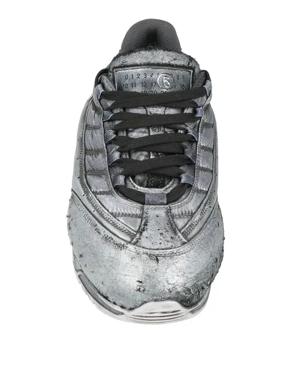 MAISON MARGIELA Low-top Sneakers In Metallic Finish