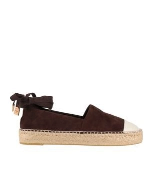 Tory Burch Suede Lace-up Espadrilles