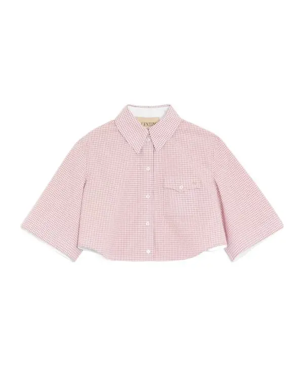 Valentino Garavani Checked Shirt - Pink