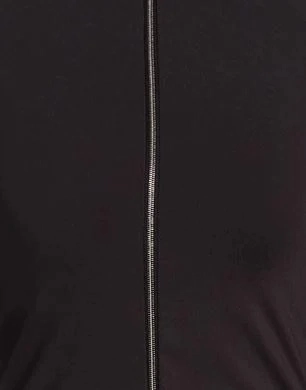Tory Burch Stand-collar Full-zip Cropped Top