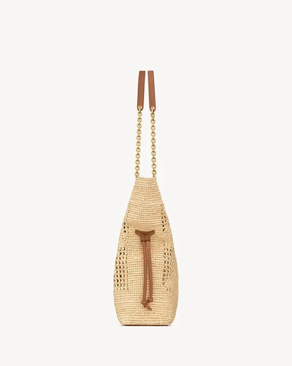 Saint Laurent Jamie Logo Plaque Shopping Bag