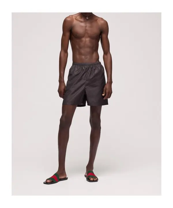 Gucci Printed Polyester Poplin Swim Shorts