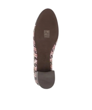 Tory Burch Tweed Low-heel Shoes - Brown