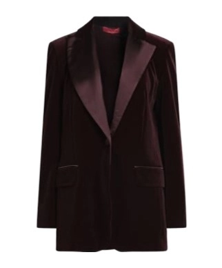 MAXCO. Velvet Blazer - Black