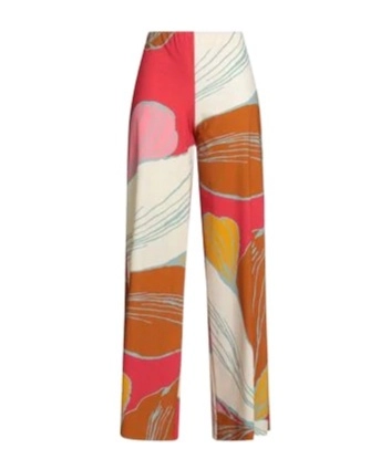 MAXCO. Flowy Wide-leg Long Casual Trousers - Brown