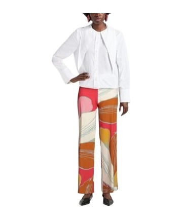 MAXCO. Flowy Wide-leg Long Casual Trousers