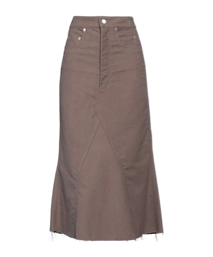 Rick Owens Solid-color A-line Skirt